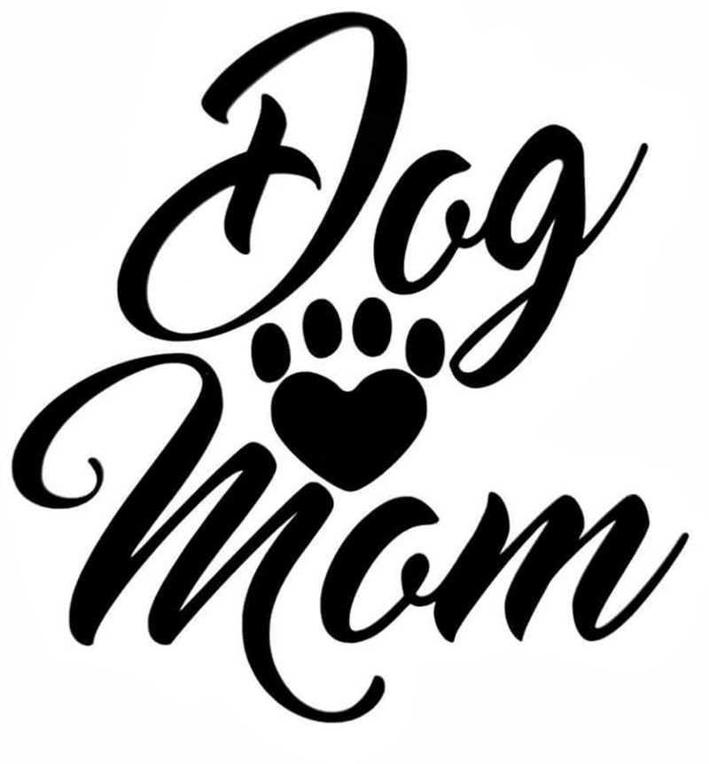Dog Mom Decal Sticker - Dog Fetched